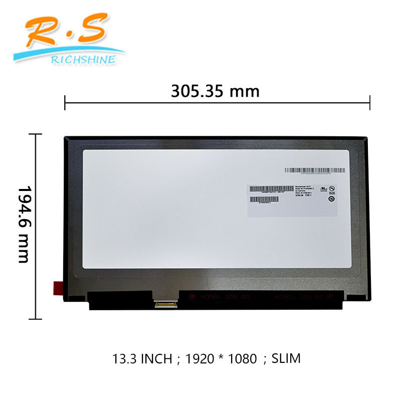 EDP 1080p 13.3 lcd panel Screen , B133HAN02.7  laptop lcd display for Asus Zenbook UX305FA