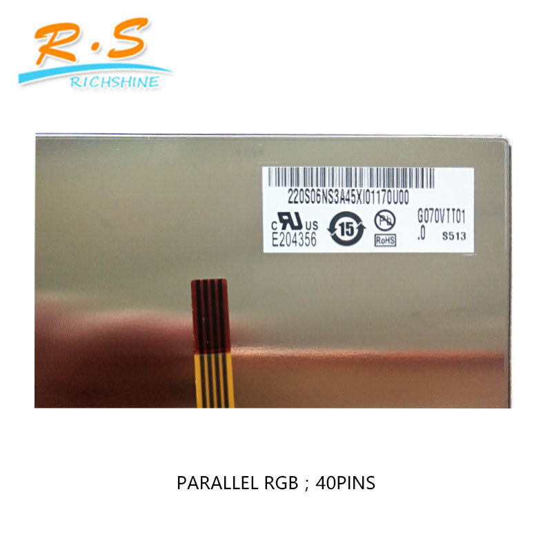 New and original 100% 7" industrial screen 800*480 G070VTT01.0 for outdoors application with touch