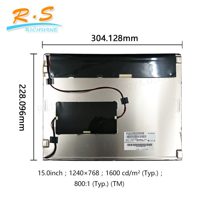 AUO 15" Medical LCD Panel  G150XTN06.3 industrial screen from richshine new and original
