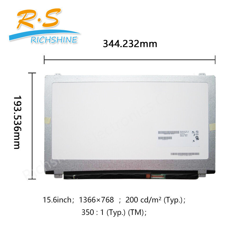 NEW and original 15.6inch  TFT HD 1366*768 for laptop replacement slim 30PIN edp interface LP156WHU-TPB1
