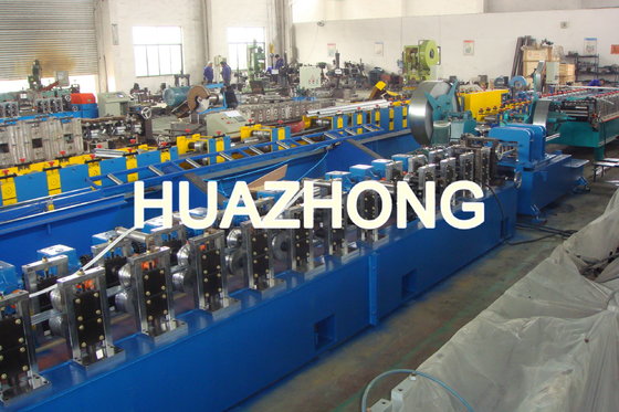 Hydraulic Cutting Automatic T Bar Light Keel Roll Forming Machine , Roll Former Machine