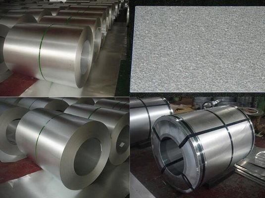 Commercial Pipe Galvanised Steel Coils , Gi Steel Coil Roll Of Galvanized Sheet Metal