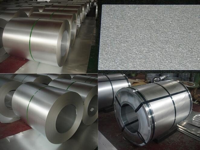 Commercial Pipe Galvanised Steel Coils , Gi Steel Coil Roll Of Galvanized Sheet Metal