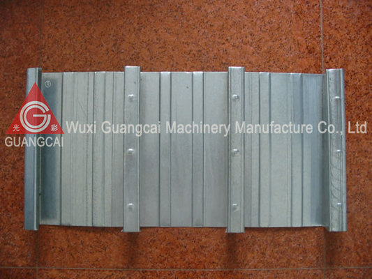 Galvanized Plate GWC51-200-600 Steel Floor Deck Roll Forming Lines Thickness 0.7-1.2 mm