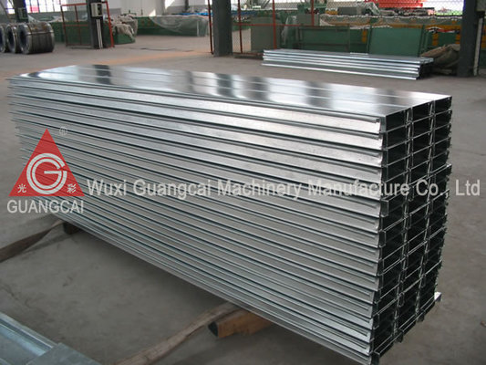 Galvanized Plate GWC51-200-600 Steel Floor Deck Roll Forming Lines Thickness 0.7-1.2 mm