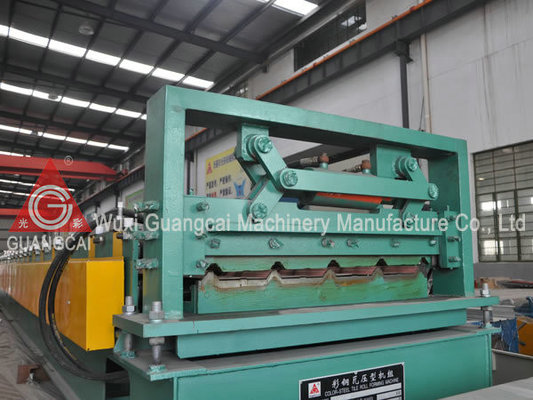 Color Plate / Galvanized Sheet Roof Panel Roll Forming Machine 0.4mm - 0.8mm