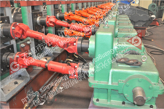 High Speed Silo Roll Forming Machine Steel Grain Pipe Rolling Mill Line