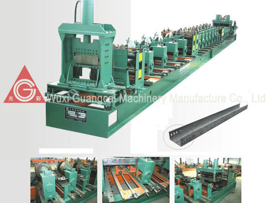 Galvanized Sheet Profile Cable Tray Roll Forming Machine / Cold Rolling Formed Machines