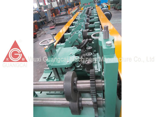 C / Z / E Purlin Roll Forming Machine , Hydraulic Purline Making Machine High Speed