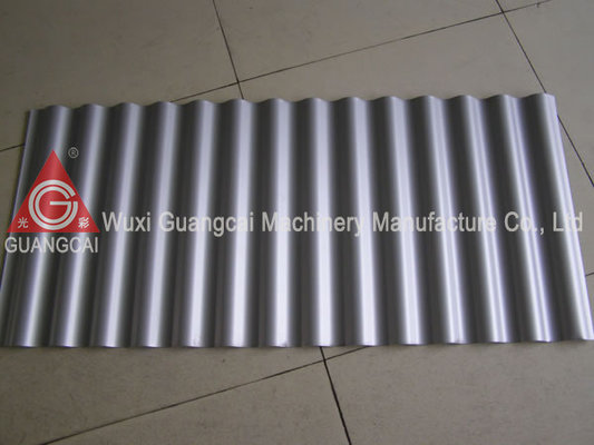 Corrugated 0.4mm - 0.8mm Roof Panel Roll Forming Machine / Curving Machinery