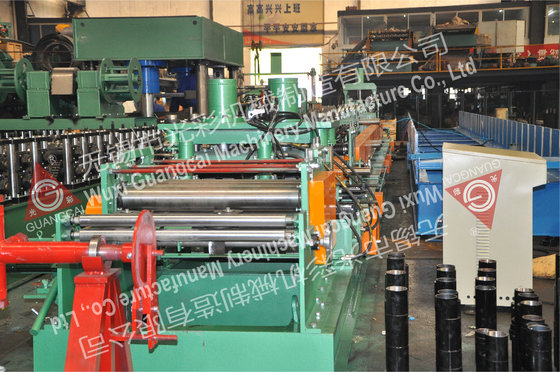 PLC Control Cable Tray Roll Forming Machine Metal Cable Trunking Machinery