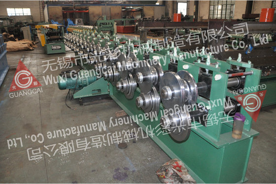 Tapered Roof Panel Automatic Cold Roll Forming Line with Cutting and Punching Machine