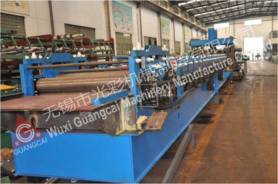 Steel Drainage / Steel Culvert Currugated Roll Forming Machine with Hydraulic and PLC System