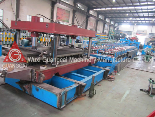 Automatic K Span Roll Forming Machine , Arched Roof Building Forming Line
