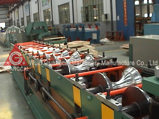 Roof Panel Cold Roll Forming Machine / Ridge Cap Rolling Forming Machinery