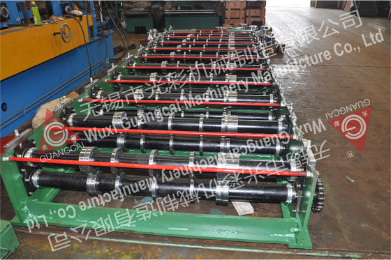 Aluminum Wall Panel Roll forming Machine , Warehouse metal rolling machine