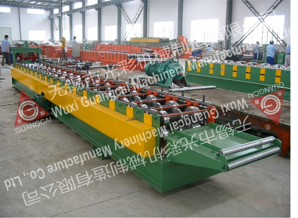 Engine House Metal Wall Panel Roll Forming Machine With Hydraulic System