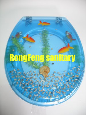 SEA SERIES 17'18'19' fish star shell POLY RESIN TOILET SEAT