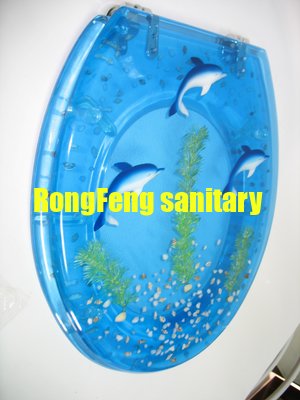 SEA SERIES 17'18'19' COLOR POLY RESIN TOILET SEAT