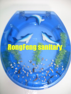 SEA SERIES 17'18'19' COLOR POLY RESIN TOILET SEAT