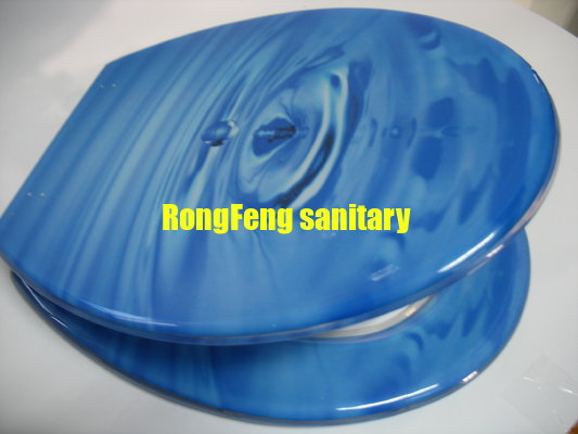 WC-SITZ seat with zinc alloy hinge,S/S hinge,soft close hinge,polyresin decorate toilet seat