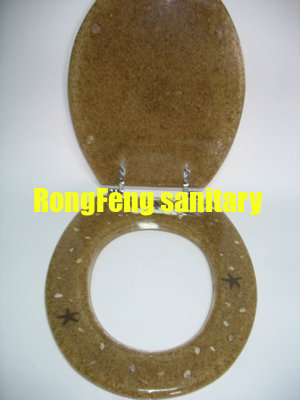 sea star shell toilet seat