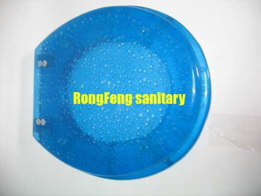 bubble design poly resin toilet seat