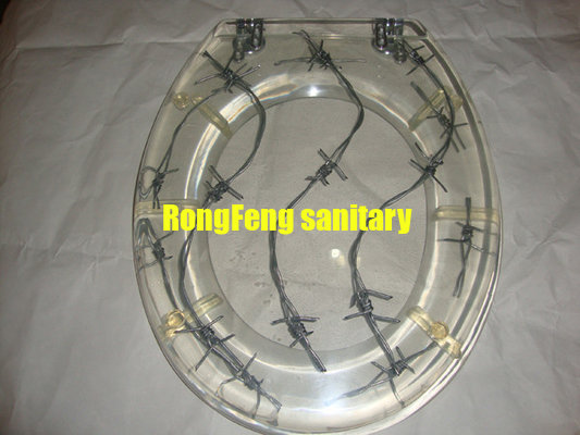 steel wire and knife resin toilet seat,17'18'19'Uropean standard,USA stardard