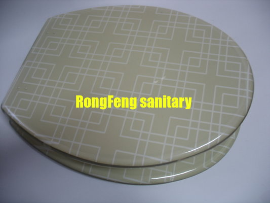 resin toilet seat,17'18'19'Uropean standard,USA stardard,Mosaic picture