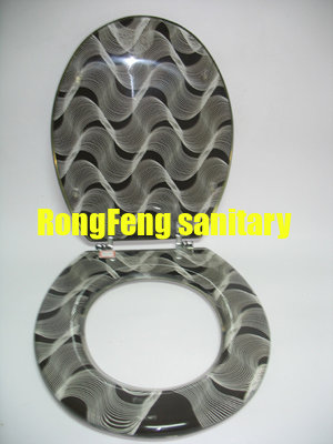 polyresin toilet seat cover,zinc alloy hinge,S/S hinge,soft close hinge,MDF,PVC,PP