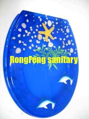 polyresin toilet seat cover,MDF toilet seat,PP toilet seat,sea star,shell transparent