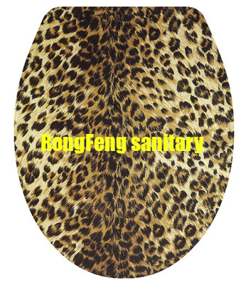 polyresin toilet seat cover,leopard design toilet seat,sea star,shell transparent,