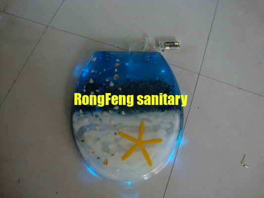LED poly-resin toilet seat cover,RESIN toilet seat,tranparent toilet seat,sanitary ware,bathroom,decoration