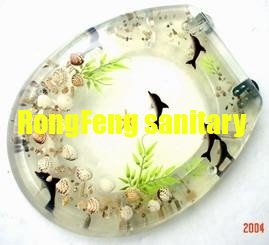 poly-resin toilet seat cover,RESIN toilet seat,tranparent toilet seat,sanitary ware ,soft close hinge,quick release