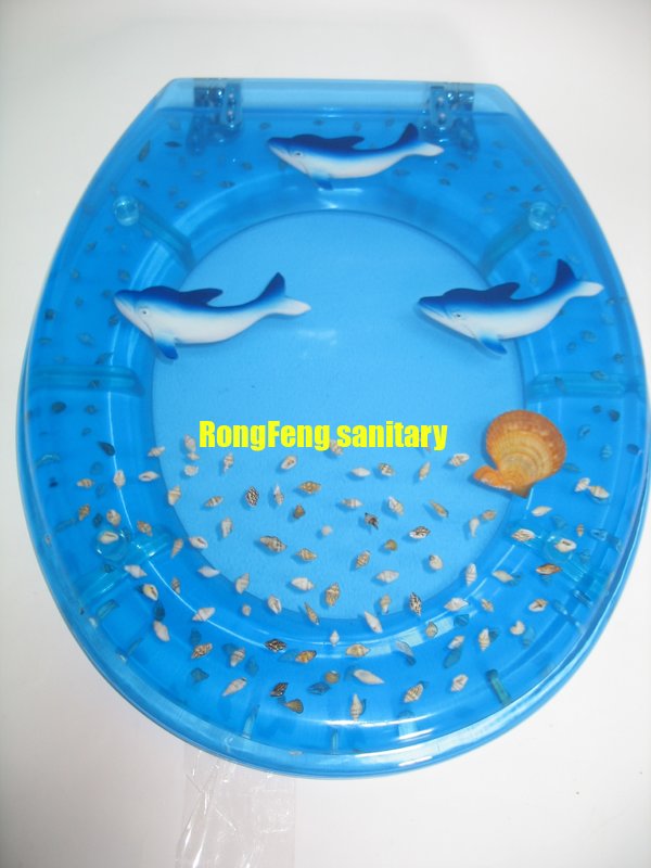 SEA SERIES 17'18'19' COLOR POLY RESIN TOILET SEAT