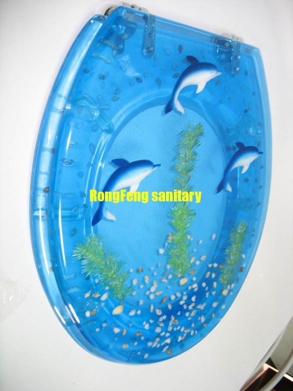 SEA SERIES 17'18'19' COLOR POLY RESIN TOILET SEAT