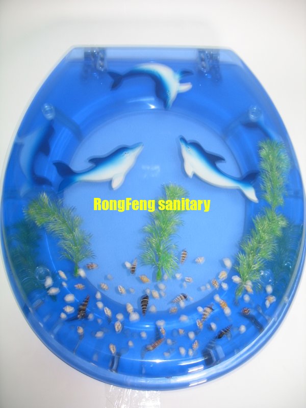 SEA SERIES 17'18'19' COLOR POLY RESIN TOILET SEAT