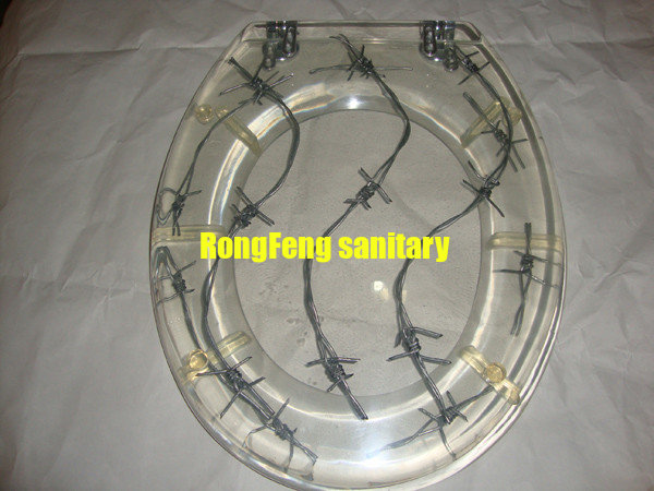 steel wire and knife resin toilet seat,17'18'19'Uropean standard,USA stardard