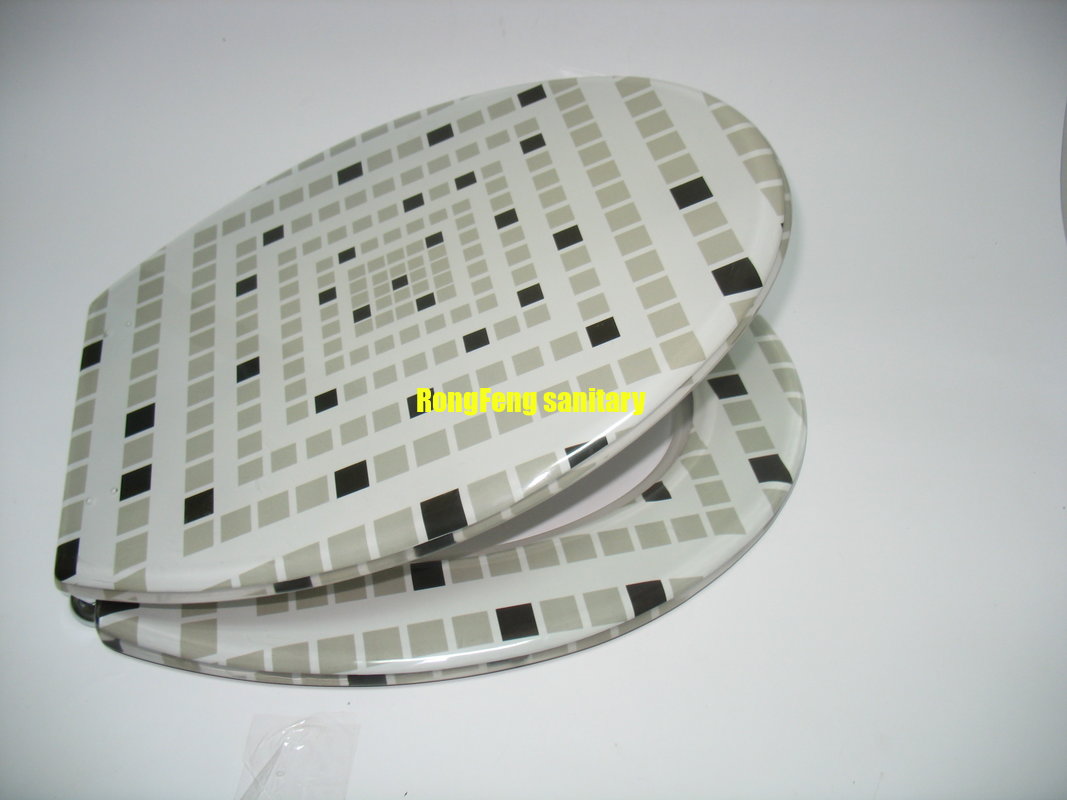 resin toilet seat cover,sanitary ware,hinge,MDF,PVC,PP,toilet,duroplastic toilet