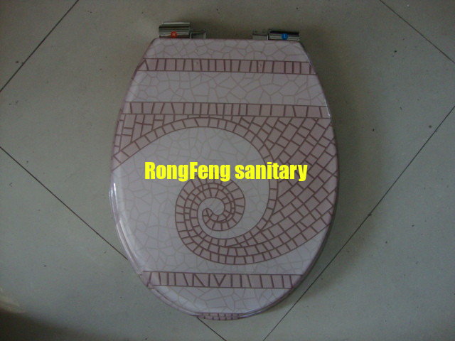 decorative clear polyresin toilet seat,color toilet seat,toilet,cover,MDF,PVC,PP,WOOD