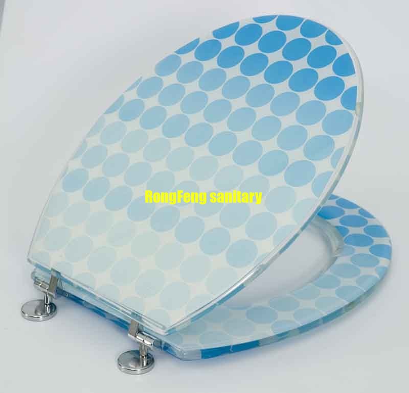 decorative clear polyresin toilet seat,color toilet seat,toilet,cover,MDF,PVC,PP,WOOD