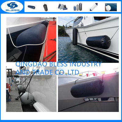 Yacht pvc fender Floating buoyancy Ocean ball blue White Factory wholesale price