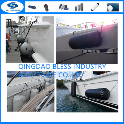 Yacht pvc fender Floating buoyancy Ocean ball blue White Factory wholesale price