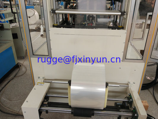 Automatic soft facial tissue and napkin paper plastic film packing machine