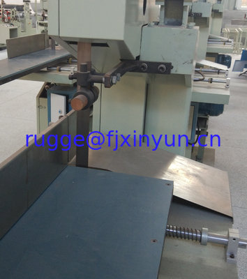 Low price semi automatic toilet paper and kitchen towel paper band saw cutting machine