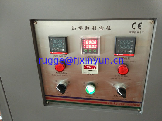 Semi automatic facial tissue paper carton box packing machine
