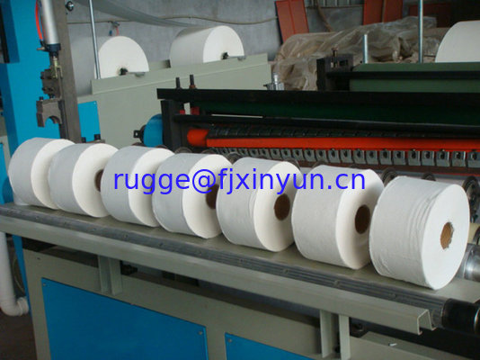 Low price semi automatic maxi roll paper slitting rewinding machine
