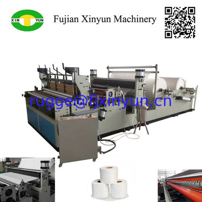 High speed automatic perforating rewinding toilet paper making machine