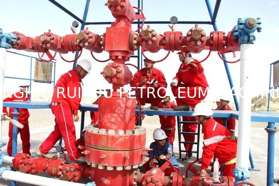 Wellhead API 6A 2-1/16" 10000psi X-mas Tree , Well Drilling Christmas Tree for Oil and Gas well