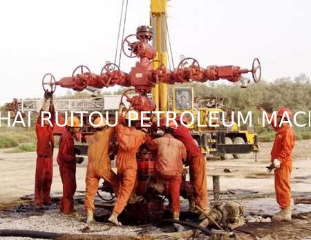 Oil or Gas Wellhead Chrismas Tree, API 6A 3-1/16" 10000psi PSL3 & PR1 Split Chrismas Tree / X-Mas Tree